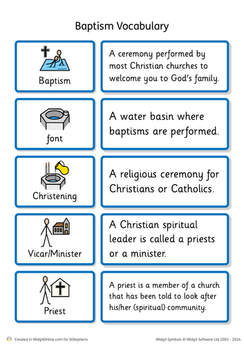 Baptism | Teaching Resources