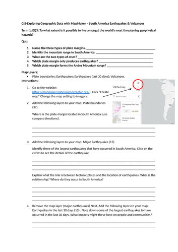 KS3 Geography - South America Unit of Work | Teaching Resources