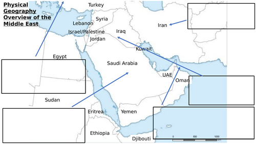 KS3 Geography Middle East Unit of Work | Teaching Resources