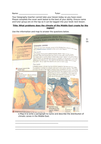 KS3 Geography Middle East Unit of Work | Teaching Resources
