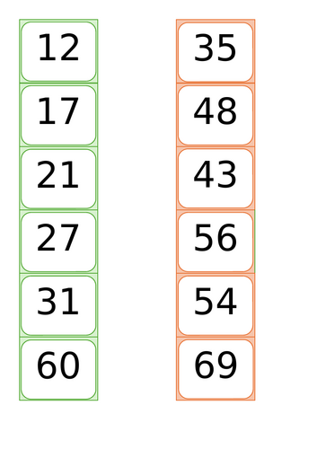 Place Value 3 Digit Matching Cards and Ordering 2&3 Digit Numbers ...