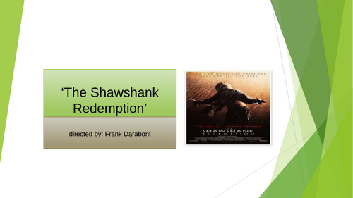 'The Shawshank Redemption' directed by Frank Darabont | Teaching Resources