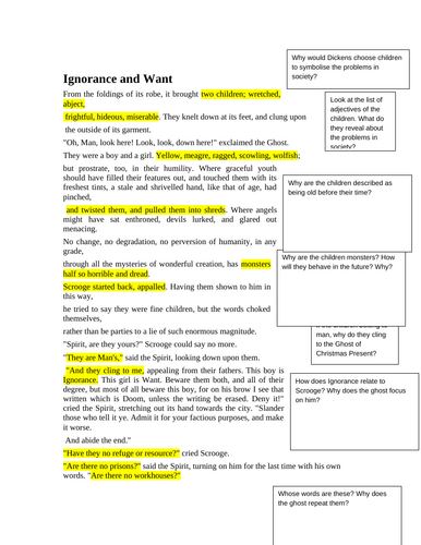 GCSE English Literature - AQA 'A Christmas Carol' full unit of work ...