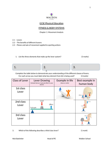 GCSE PHYSICAL EDUCATION - POWERPOINT PRESENTATIONS | Teaching Resources