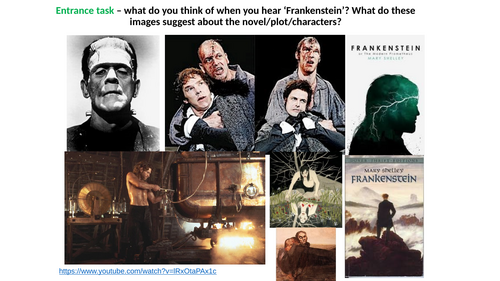 OCR A level English Lit - Frankenstein full unit of work. 23 lessons ...