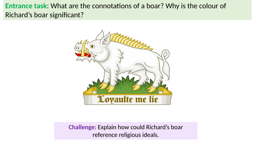 OCR A level English Literature: Shakespeare's Richard III - full unit ...