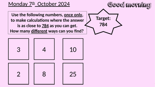 Mixed Morning Activities - Year 5/6 (Whole half term!) | Teaching Resources