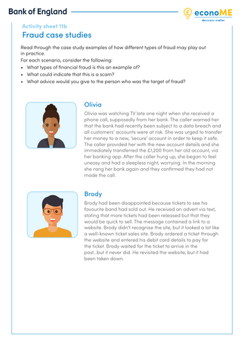 EconoMe - Lesson Four: Saving, borrowing and protecting my money ...