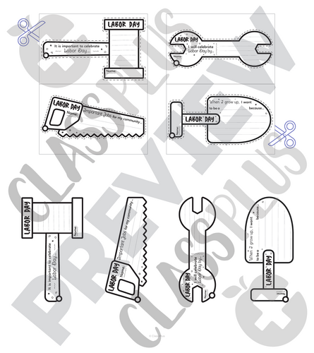 Labor Day Craft: Writing Activity and Printable Worksheets | Teaching ...