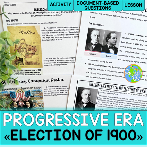 Election of 1900, William McKinley, William Jennings Bryan | Teaching ...