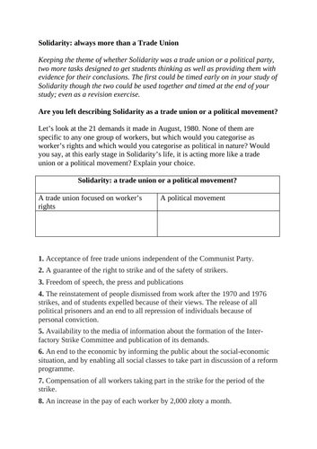 (I)GCSE - The Soviet Union and Eastern Europe | Teaching Resources