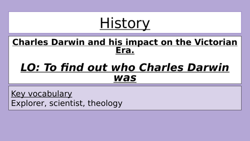 Who was Charles Darwin (research lesson) KS2 Year 5 history | Teaching ...