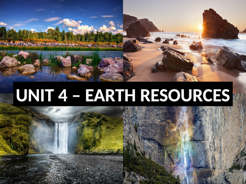 General Science - Earth Resources Unit 4 of 7 | Teaching Resources
