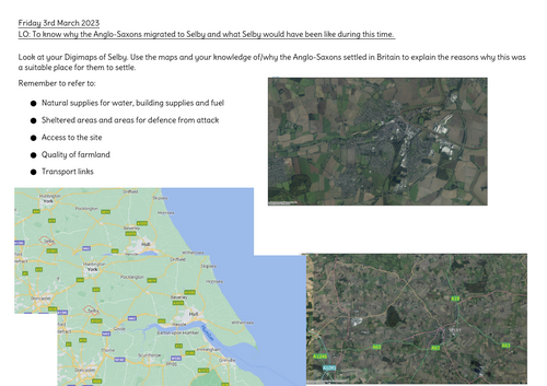 Selby - Local Area Study - KS2 History/Geography - Year 5 | Teaching ...