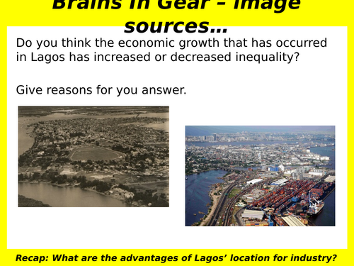 AQA GCSE Geography 4.1 Urban challenges LIC City | Teaching Resources