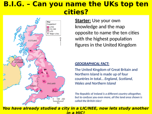 AQA GCSE Geography Urban change UK lesson | Teaching Resources