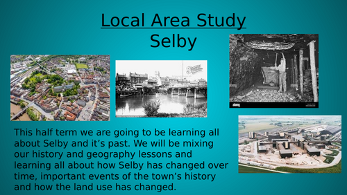 Local area study - Selby - grid references - geography KS2 Year 5 ...