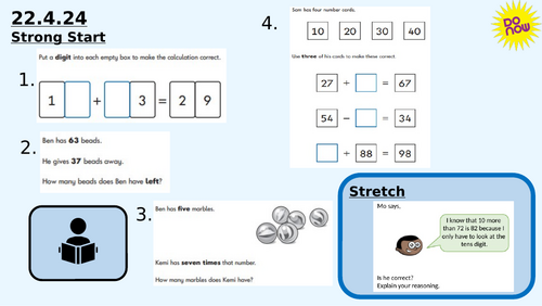 Strong starts/morning challenge (year 2) | Teaching Resources