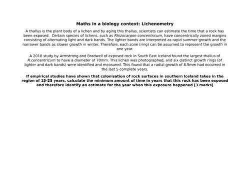 Primary succession (OCR A-level biology) | Teaching Resources