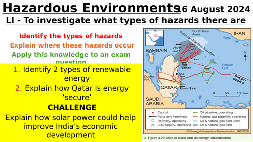 Hazardous Environments - Geography iGCSE - Pearson EdExcel | Teaching Resources