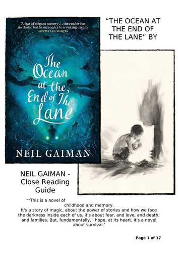 “The Ocean at the End of The Lane” by Neil Gaiman - Close Reading Guide ...