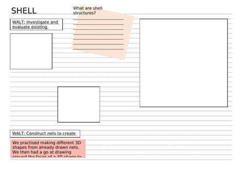 DT Shell Structures - Biscuit Packaging | Teaching Resources