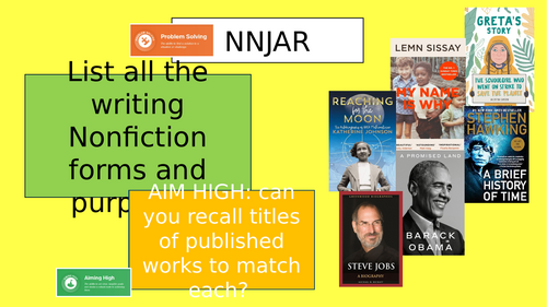 Books that Changed the World - Non Fiction Reading and Writing ...