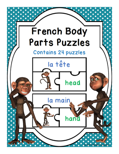 Body Parts in French | Teaching Resources