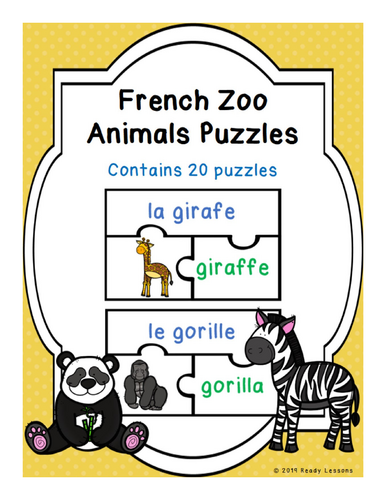 French Animals | Teaching Resources