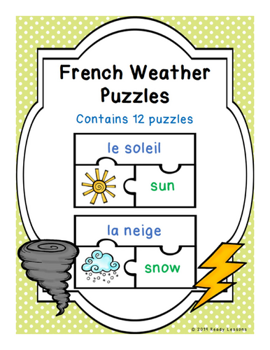 French Vocabulary Game | Teaching Resources