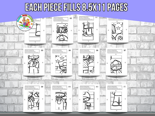 Community Helpers Collaborative Poster Art Coloring Pages --10x4 inches ...