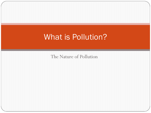 IB ESS Topic 5 Pollution - full unit | Teaching Resources