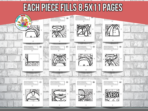 Community Helpers Collaborative Poster Art Coloring Pages-Volume 4 ...