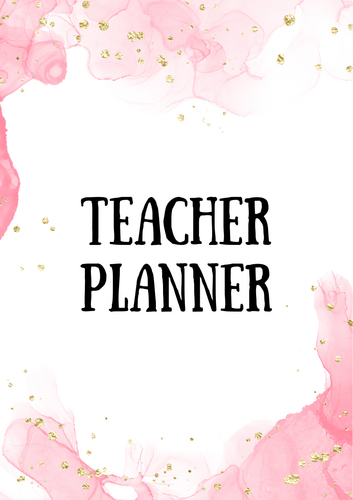 Blank PDF Printable Teacher Planner | Teaching Resources
