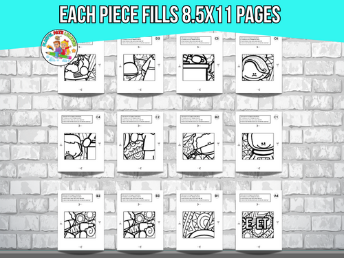 French Community Helpers Collaborative Poster Art Coloring Pages-Volume ...