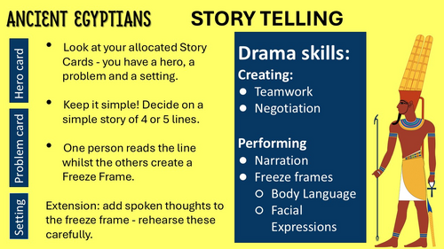 Ancient Egyptians: Extensive Drama resource pack | Teaching Resources