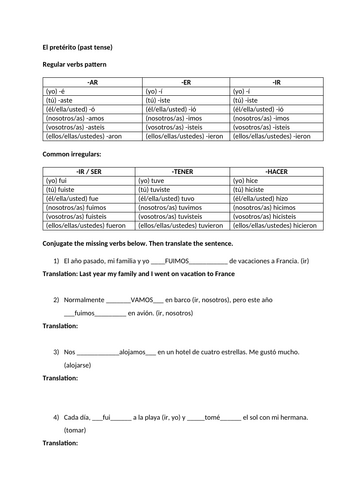 Spanish Claro 2 Pack of Resources (Unit 1,2,3 and 4) | Teaching Resources