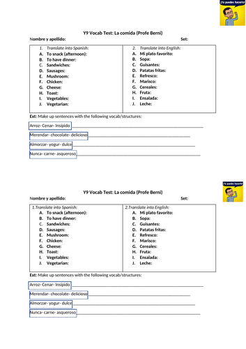 Spanish Claro 2 Pack of Resources (Unit 1,2,3 and 4) | Teaching Resources