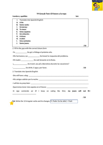 Spanish Claro 2 Pack of Resources (Unit 1,2,3 and 4) | Teaching Resources