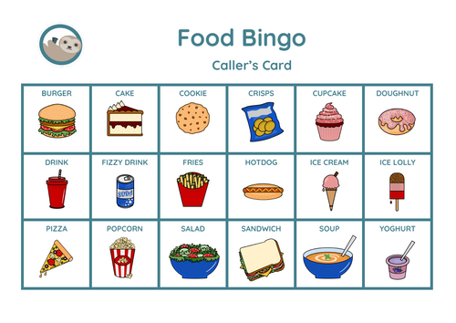 ESL Food Bingo | Teaching Resources