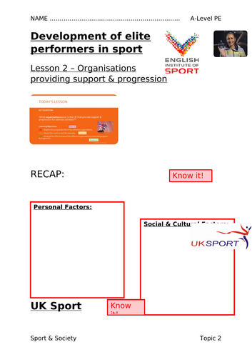 A Level - Year 2 - P.E PowerPoints | Teaching Resources