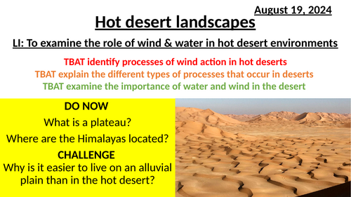 Hot Deserts - Geography iGCSE - Oxford AQA | Teaching Resources Hot Deserts - Geography iGCSE - Oxford AQA | Teaching Resources