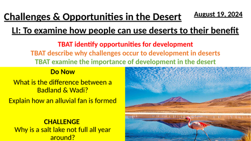 Hot Deserts - Geography iGCSE - Oxford AQA | Teaching Resources Hot Deserts - Geography iGCSE - Oxford AQA | Teaching Resources