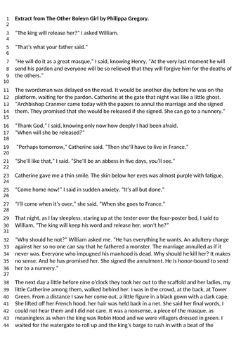 Aqa Gcse Language Paper 1 Guided Worksheets Teaching Resources