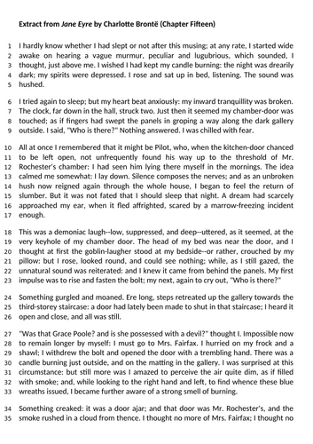Aqa Gcse Language Paper 1 Guided Worksheets Teaching Resources