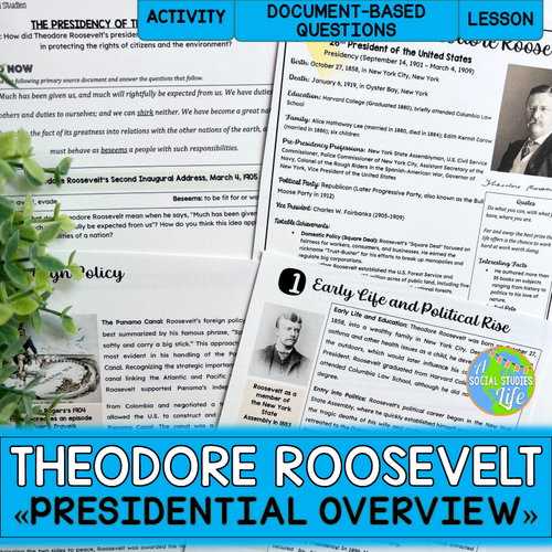 Theodore Roosevelt Presidency Overview | Teaching Resources