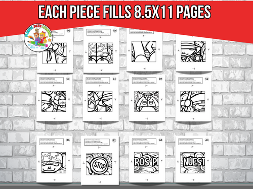 Spanish Community Helpers Collaborative Poster Art Coloring Pages ...