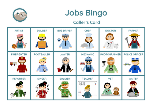 ESL Jobs Bingo | Teaching Resources