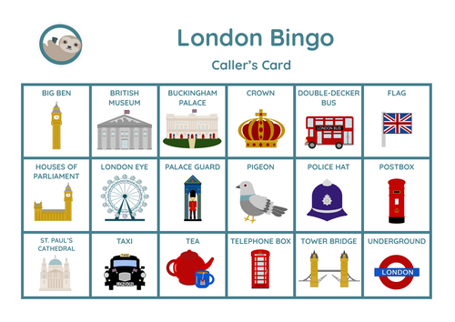 ESL London Bingo | Teaching Resources