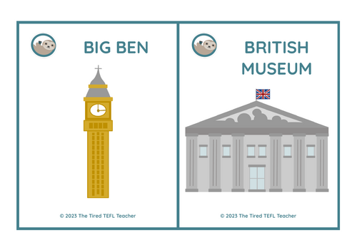 ESL London Flashcards | Teaching Resources